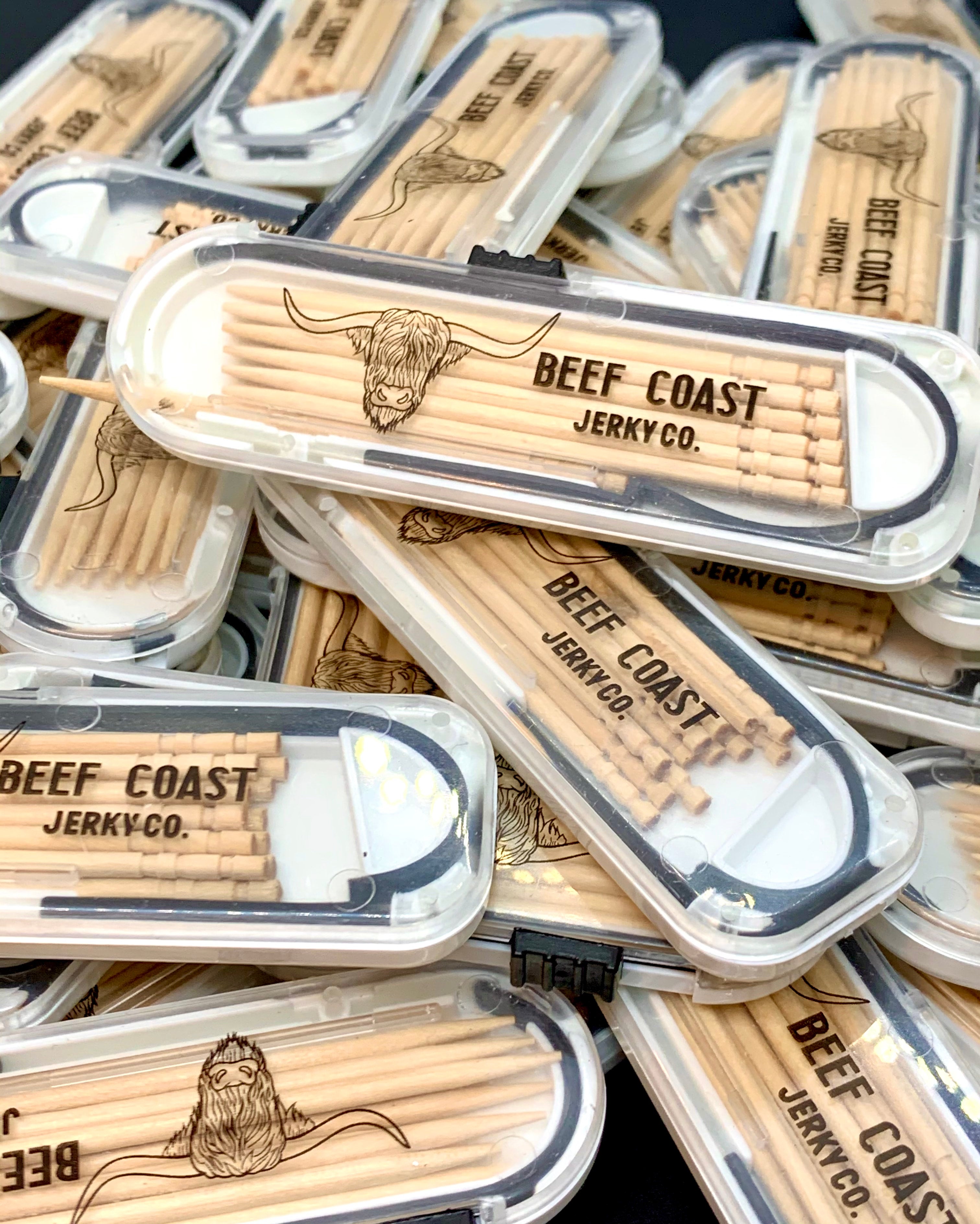 Beef Coast Toothpick Dispenser | Beef Coast Jerky Co.